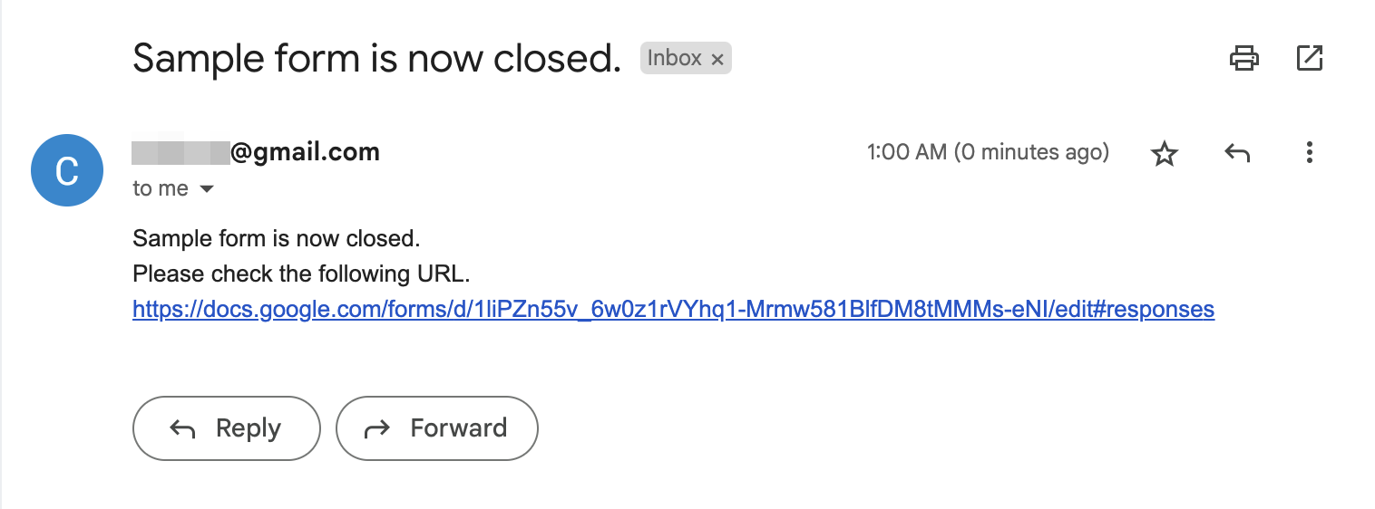 How to automatically close Google Forms at a specified time | BiFu on the web